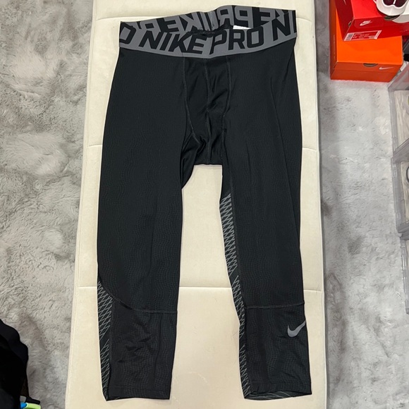 Nike | Pants | Nike Pro Hypercool 34 Compression Tights | Poshmark